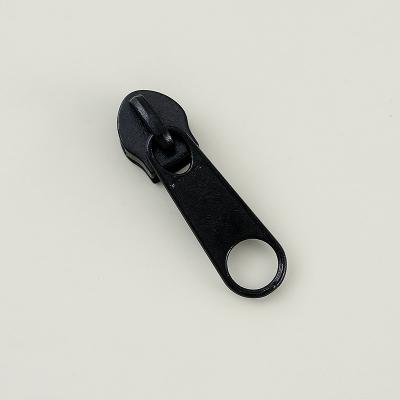 China Outdoor Nylon Black Zipper Slider Replacement #8 - #10 For Hiking Backpacks for sale