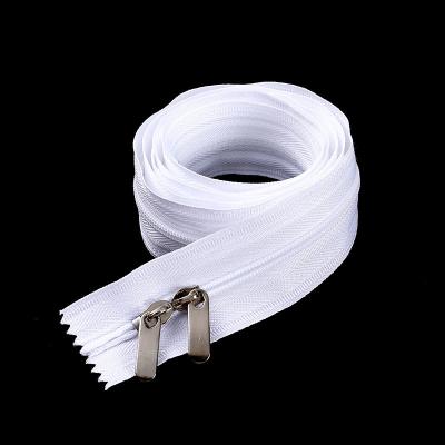 China #3 Nylon Double Ended Duffel Bag Zipper Lightweight Two Way Open End Zipper for sale