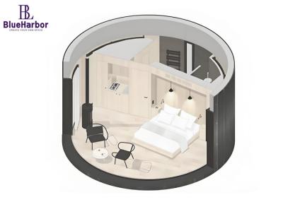 Cina Casa rotonda prefabbricata in acciaio leggero su misura Eco-friendly per il campeggio all'aperto in vendita