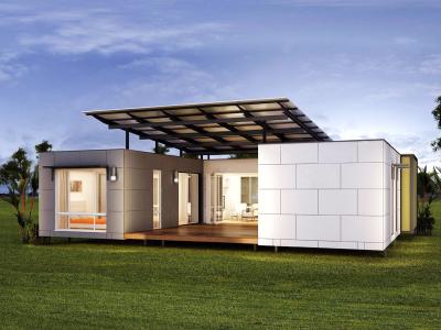 China Customizable 45 sqm Modular Steel House Quick Construction and Easy Erection for Reduced Labor Costs for sale