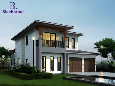 China Residential Pre-Engineered Steel Home The Perfect Combination of Durability and Style for sale