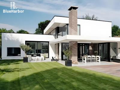 Cina Rapido assemblaggio Casa in acciaio prefabbricata moderna Villa in acciaio di lusso in vendita