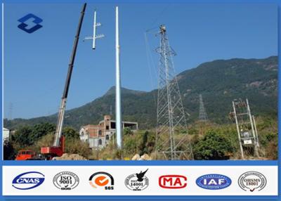 Cina Q355 d'acciaio 10 - corrente elettrica forma poligonale/rotonda di Palo di bassa tensione 550KV in vendita