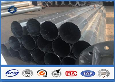 Cina Il palo di iluminazione pubblica ottagonale del modo della flangia, zinco minimo che ricopre 86 micron ha galvanizzato la posta d'acciaio in vendita