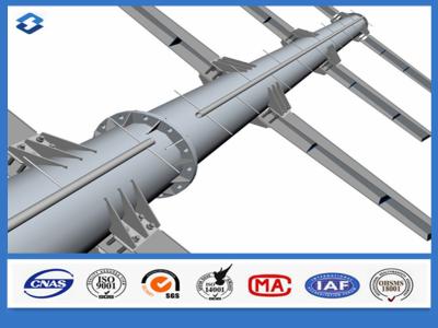 China Poste de acero eléctrico galvanizado de alto voltaje Trun de la tensión de la suspensión en venta
