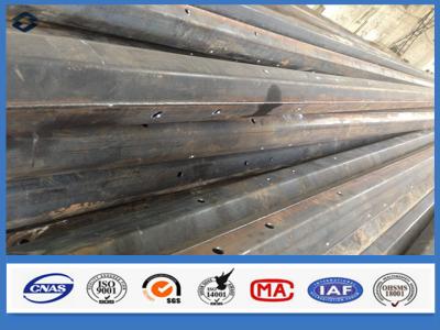 China Pólo de poder de aço tubular galvanizado poligonal, diâmetro do pólo de telefone do metal como o pedido à venda