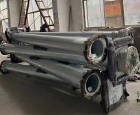 China Galvanized Framework Electric Substation Structure Components Steel Pole for sale