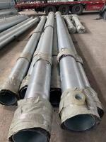 China Galvanized Framework Electric Substation Structure Components Steel Pole for sale