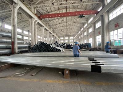 Cina Ottagonale domenicano pratico d'acciaio elettrico galvanizzato Q345 di palo 12M 14M in vendita