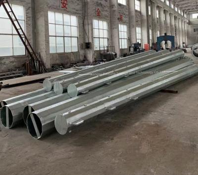 China O mergulho quente galvanizou o sistema dodecagonal de Polo Q355 18.2M With Anchor Bolt do aço à venda