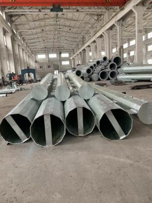 Cina La immersione calda ha galvanizzato il sistema dodecagonale di Palo Q355 18.2M With Anchor Bolt dell'acciaio in vendita