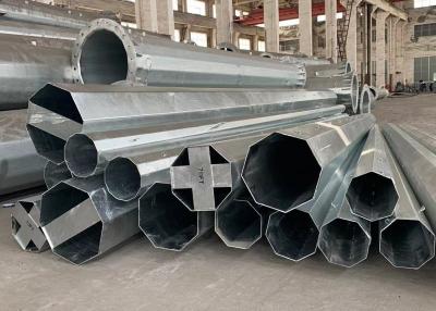 Cina Trasporto di energia galvanizzato Palo d'acciaio 70FT Q460 69KV ottagonale in vendita