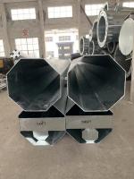 China Polygonal Flange Connected Electrical Power Pole Joint with insert mode for sale