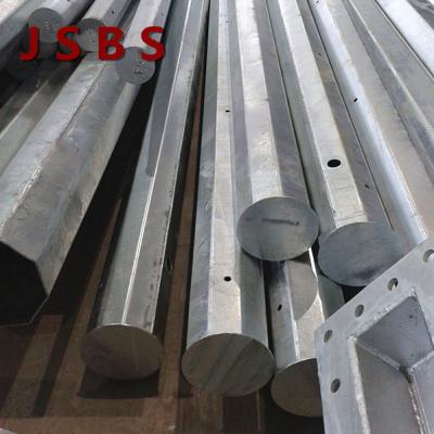Cina Potere pali spesso di 45FT Q355 4mm Filippine Nea Standard Galvanized Electric Steel in vendita