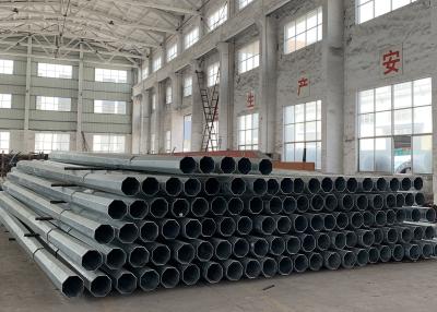 Cina la immersione calda della sezione spessa Q345 2 di altezza 3.5mm di 45ft ha galvanizzato Palo elettrico d'acciaio in vendita