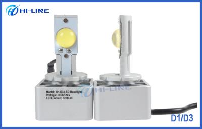 Cina 2X l'automobile delle lampadine D1 D3 del faro del Cree LED dell'automobile del CREE 80W 6400LM 6500K ha condotto le luci dell'automobile della pannocchia delle lampadine del faro in vendita