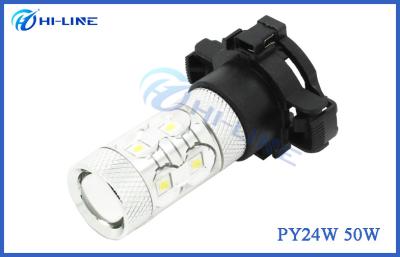 中国 ホワイト自動車 LED 日中走行ライト、750LM 50W 明るさ PY24W LED のフォグランプ 販売のため