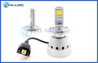 Cina Alte lampadine luminose 50 W H4 12V - 24V 6500K del faro della sostituzione di 4500LM LED in vendita