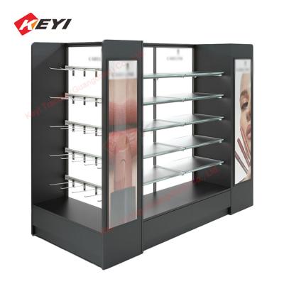 China Display rack multi-layer container shelf beauty salon product display stand cabinet Skin care cosmetics display cabinet for sale