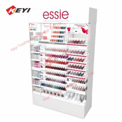 Китай Beauty salon cosmetic display stand cabinet paint simple modern special-shaped showcase skin care nail polish display продается