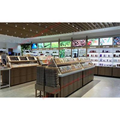 Китай Fashion Design Beauty Salon Make up Stand Showcase Retail Shop Decoration shelves for shops Cosmetic Display Cabinet продается