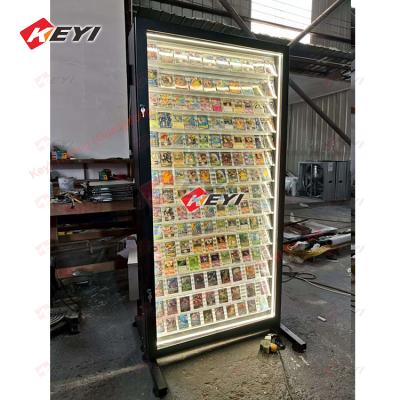 China Factory Sales New Design Custom Single PSA Graded Card Slab Led Display Stand Trading Card Display case For Sports Trading Card Case TCG Cards for sale