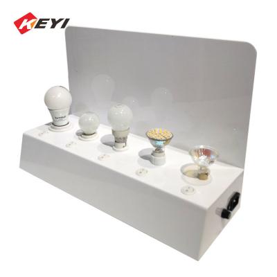 Китай Выставочная витрина теста электрической лампочки E27 E14 B22 GU10 MR16 для шарика лампы продается
