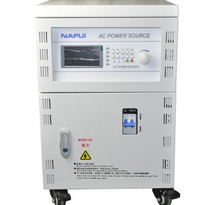 China Adjustable Frequency AC Power Supply 5000W High Accuracy AC Power Source CE Certified for sale