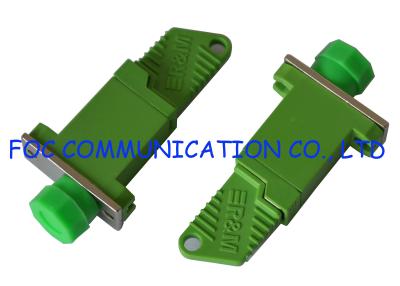Low Insertion Loss Fiber Optic Adapter E2000 / APC - FC / APC Hybrid Adapter