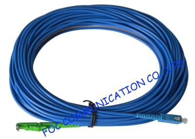 China Armored Fiber Optic Patch Cord SM SC/UPC E2000/APC LSZH Jacket Anti - Rodent for sale