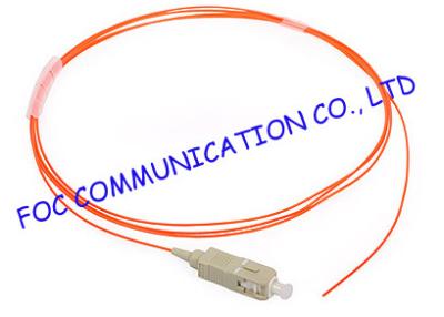 China SC OM1 900um 1 Meters LSZH fibre optic pigtails With Precision Ferrule For FTTX for sale