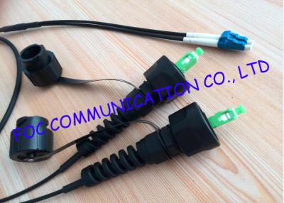 중국 SC 광섬유 접속 코드, 5m Odva 연결관을 가진 옥외 기갑 광학 섬유 케이블 판매용