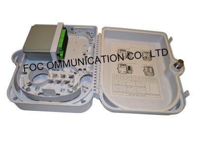 China Fiber Terminal Box 24 Core Flame Retardant Pre-loaded PLC 1:16 Cassette Type Splitter for sale