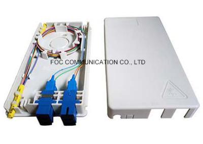 China ABS Plastic Optical Fiber Distribution Cabinet 4 Fiber With Indoor Mounted for sale