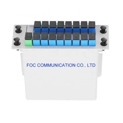 China SC UPC 1650nm Optical Fiber PLC Splitter 1×16 1.5dB Uniformity for sale
