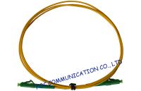 China Gigabit Ethernet Singlemode Fiber Optic Patch Cord LC APC 9/125μm for FTTH for sale