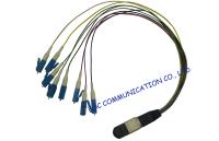 China Multi Core Duplex Optical Fiber Patch Cord 9/125 SM 50/125 MM Low Insertion Loss for sale