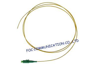 China LC / APC 900um Tight Buffered FTTH Fiber Optic Pigtail 9 / 125um for CATV and WAN for sale