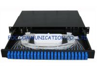 China Sliding Rack Mount Fiber Optic Patch Panel SC 24 Port for Network Installation for sale