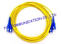 China Fiber Optic Patch Cord SC APC Singlemode 3mm Cable Custom Length for Telecom Networks for sale
