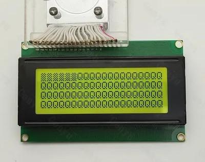 STN Yellow Green LCD Display Module 20x4