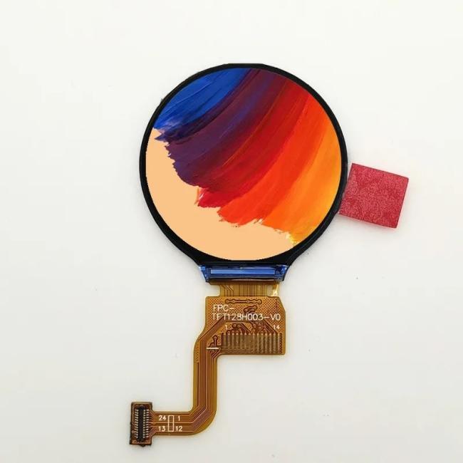 1.28 Inch Round TFT LCD Display front view