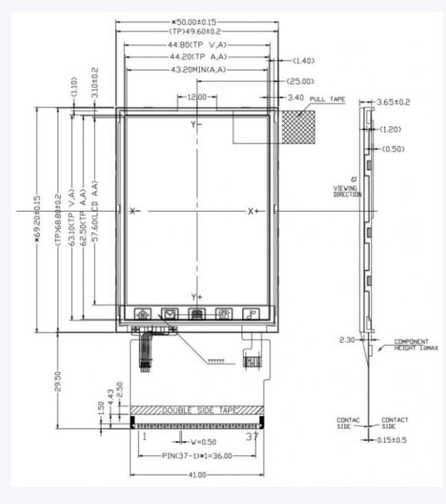 2.8 Inch TFT LCD Display Module