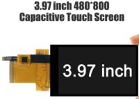 China 3.97 Inch Sunlight Readable IPS TFT LCD Display 480x800 Resolution with MCU 16-Bit Interface for sale