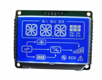 STN Negative 7 Segment LCD Display product photo