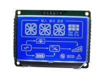 China STN Negative 7 Segment LCD Display 3.3V with PIN Connector 60x46mm HT1621 Driver for sale