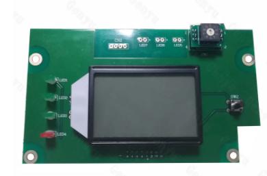5.0V 7 Segment LCD Display side view
