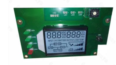 China 5.0V 7 Segment Screen TN Monochrome LCD Display White LED Backlight for sale