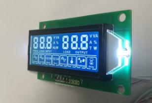 Quality Customized 7 Segment LCD Display HTN Blue 5V With PCB Board for sale