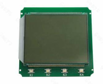 China Transmissive 7 Segment LCD Module HT1623 Customized For Meter Box for sale